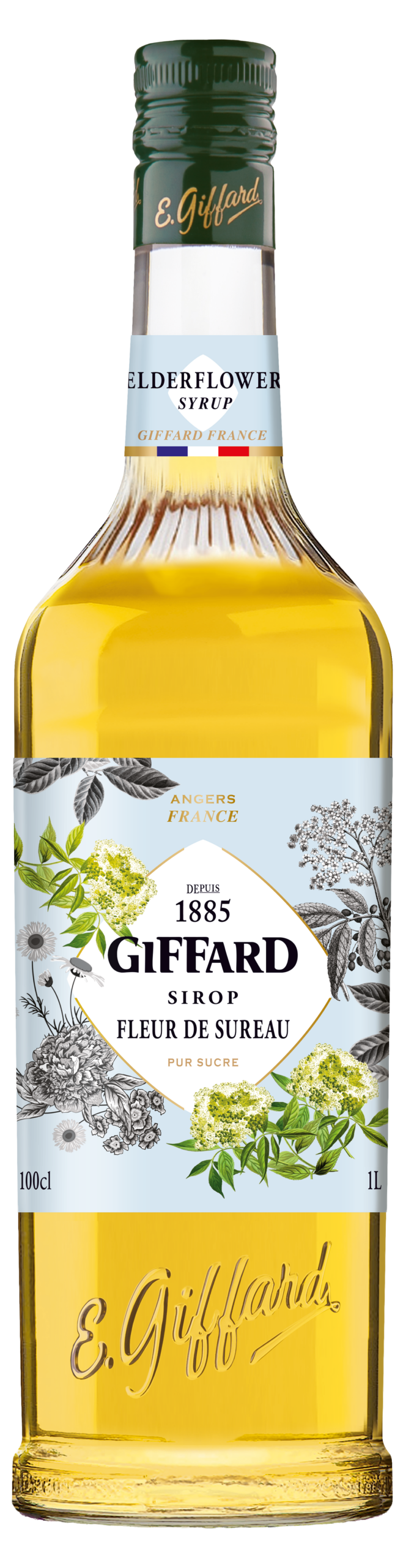 Giffard Elderflower Syrup 1L - Back Bar Project